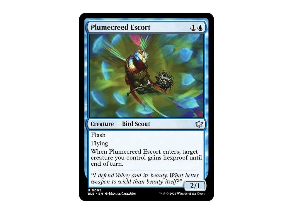 Plumecreed Escort U :Foil [BLB 0065] [EN](Bloomburrow) | SNKRDUNK