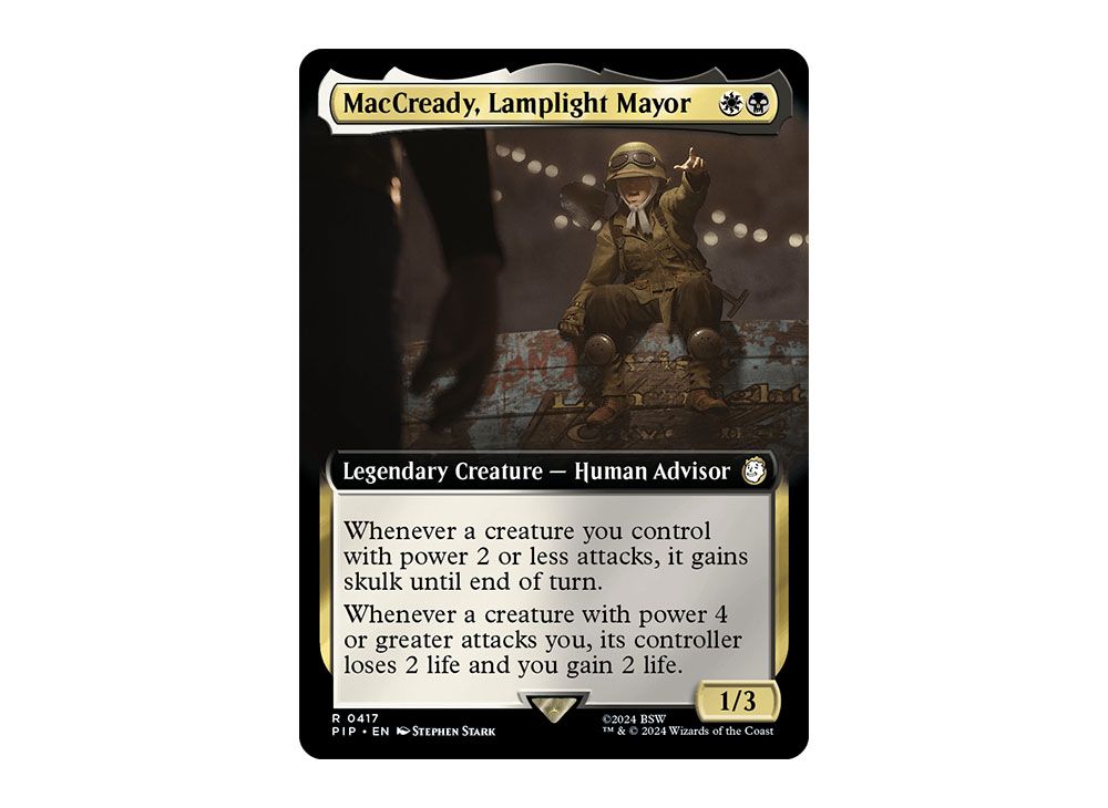 MacCready Lamplight Mayor R :Foil [PIP 0417] [EN](Fallout) | SNKRDUNK