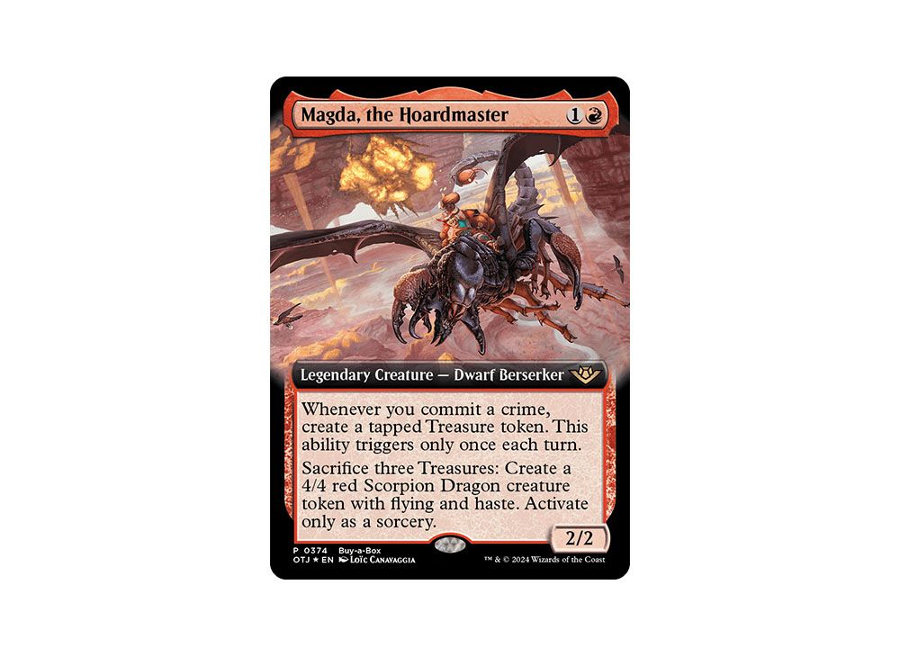 Magda the Hoardmaster R :Foil [OTJ 0374] [EN](Outlaws of Thunder ...