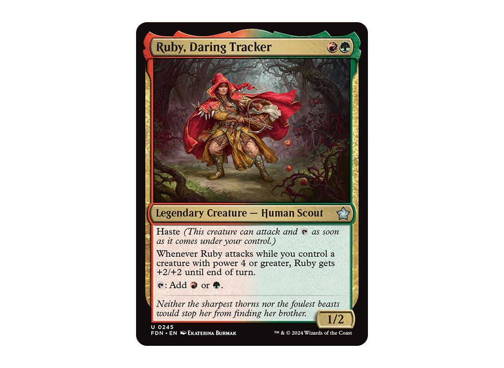 Ruby Daring Tracker U :Foil [FDN 0245] [EN](Foundations) | SNKRDUNK