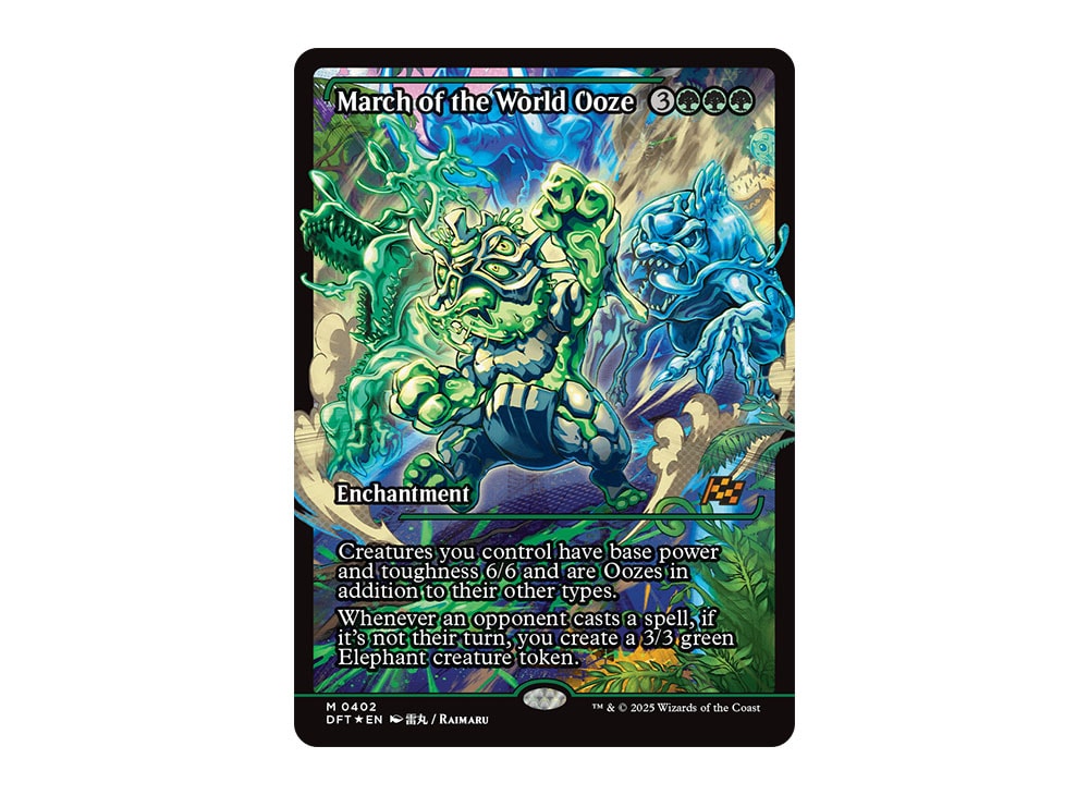 March of the World Ooze M :Foil [DFT 0402] [EN](Aetherdrift) | SNKRDUNK