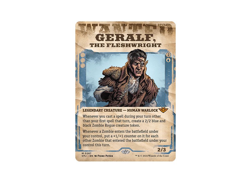Geralf the Fleshwright M :Foil [OTJ 0287] [EN](Outlaws of Thunder ...