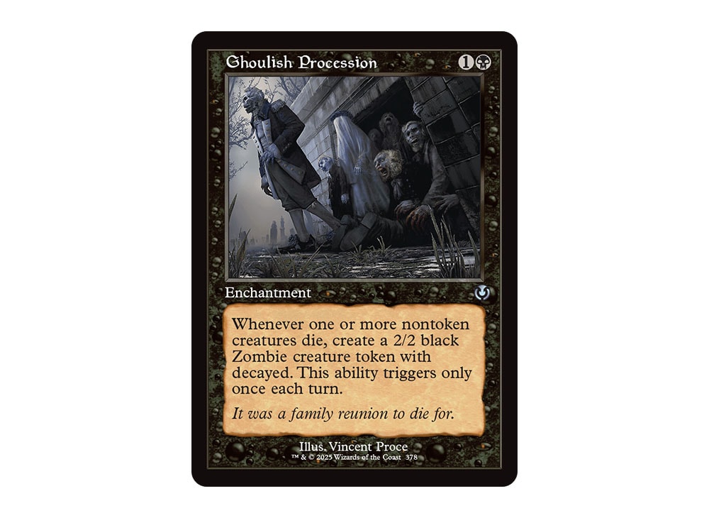 Ghoulish Procession U :Foil :Retro Frame [INR 378] [EN](Innistrad ...