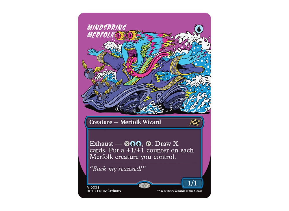 Mindspring Merfolk R :Foil [DFT 0335] [EN](Aetherdrift) | SNKRDUNK
