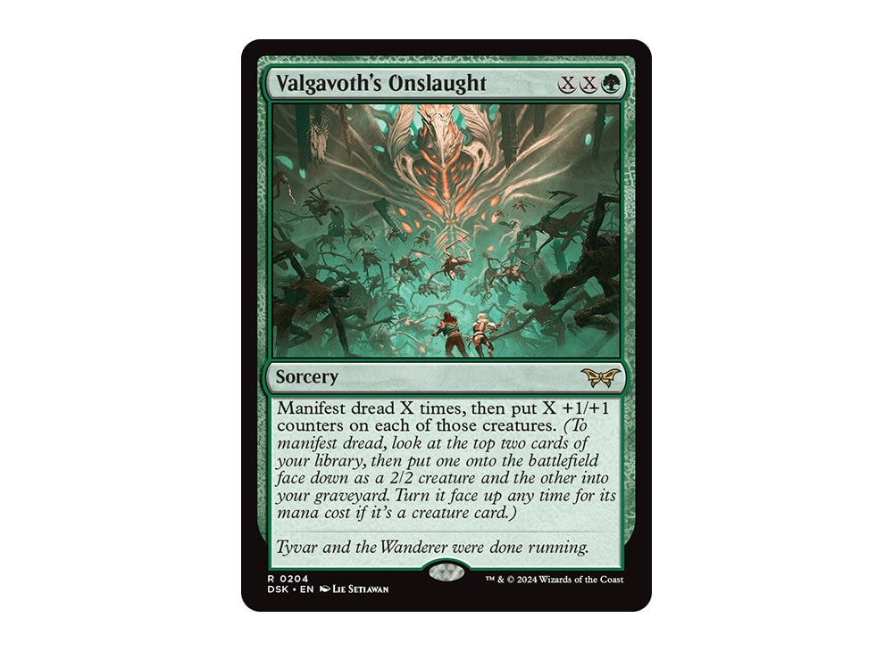 Valgavoth's Onslaught R :Foil [DSK 0204] [EN](Duskmourn : House of ...