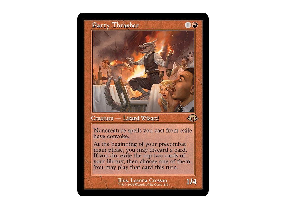 Party Thrasher R :Foil :Retro Frame [MH3 419] [EN](Modern Horizons 3 ...