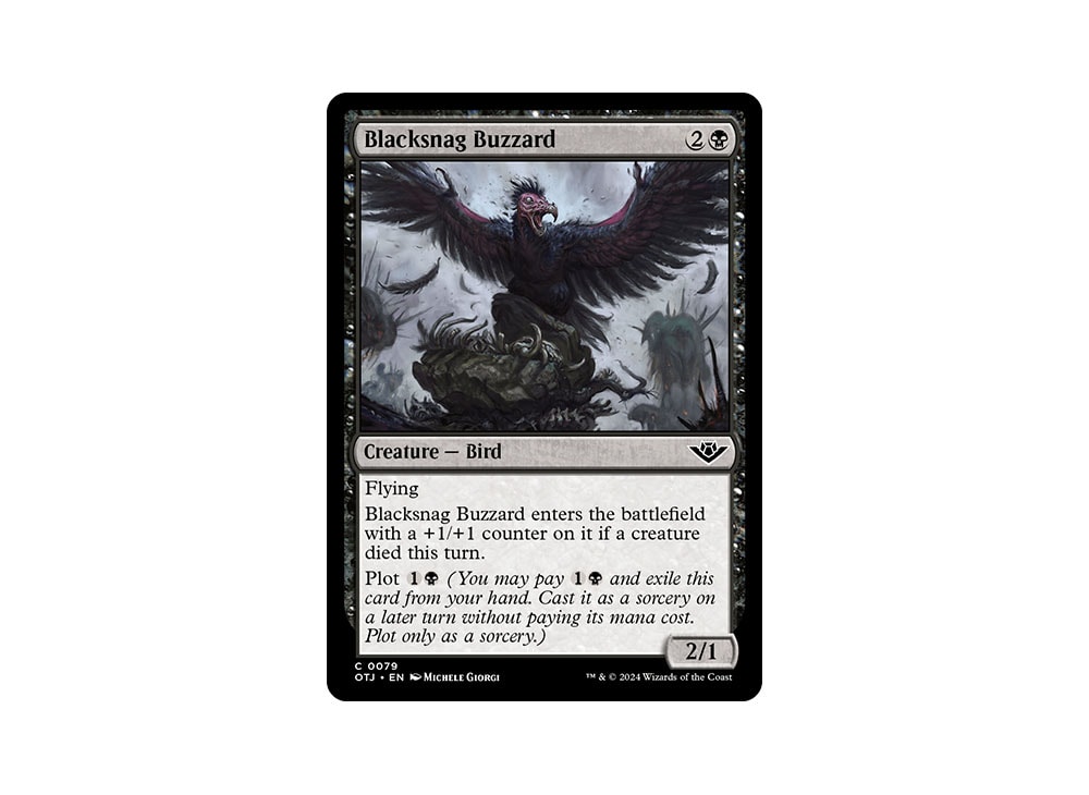 Blacksnag Buzzard C :Foil [OTJ 0079] [EN](Outlaws of Thunder Junction ...