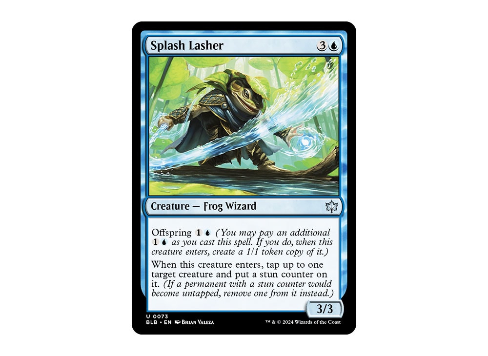 Splash Lasher U :Foil [BLB 0073] [EN](Bloomburrow) | SNKRDUNK