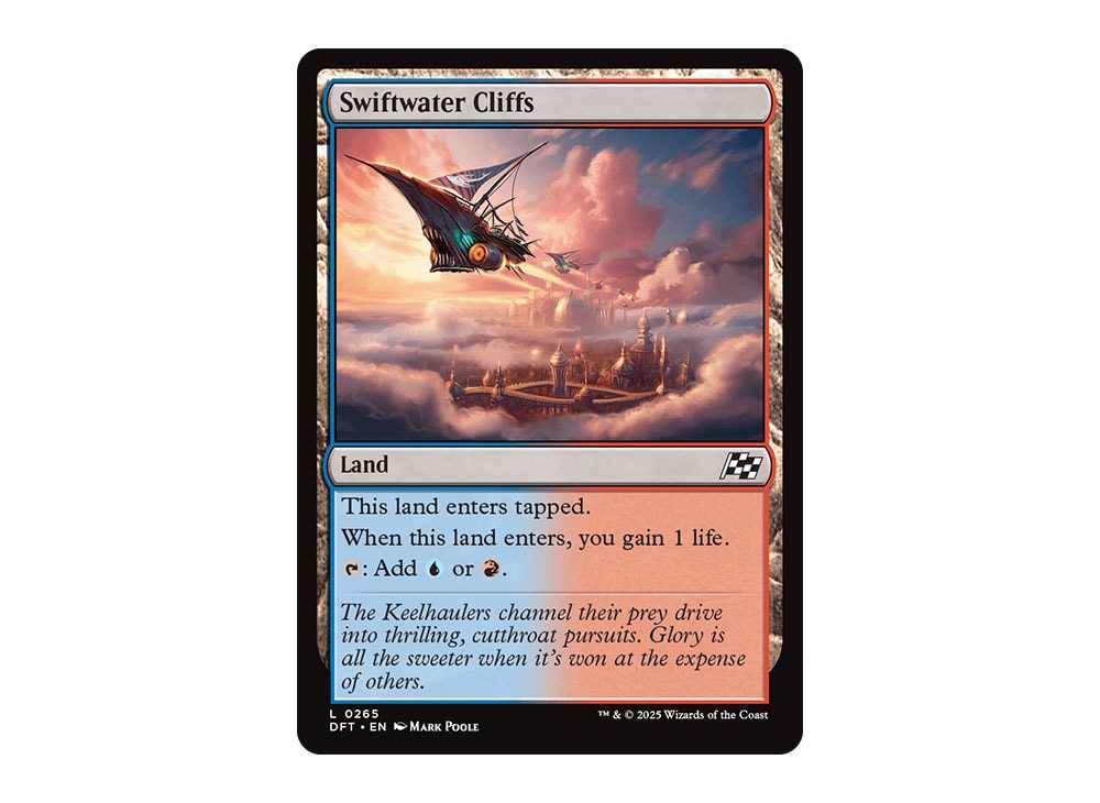 Swiftwater Cliffs L :Foil [DFT 0265] [EN](Aetherdrift) | SNKRDUNK