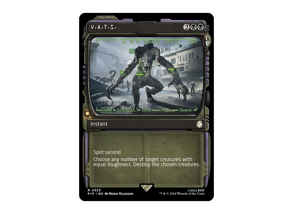 V.A.T.S. R :Foil [PIP 0333] [EN](Fallout) | SNKRDUNK