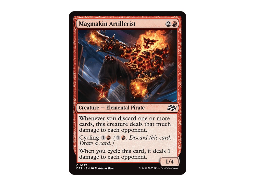 Magmakin Artillerist C :Foil [DFT 0137] [EN](Aetherdrift) | SNKRDUNK