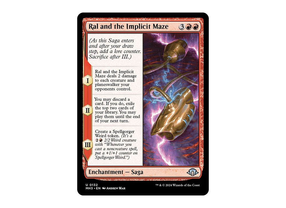 Ral and the Implicit Maze U :Foil [MH3 0132] [EN](Modern Horizons 3 ...