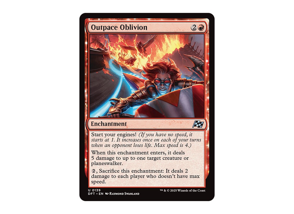 Outpace Oblivion U :Foil [DFT 0139] [EN](Aetherdrift) | SNKRDUNK