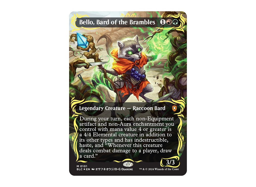 Bello Bard of the Brambles M :Foil :Borderless [BLC 0101] [EN ...