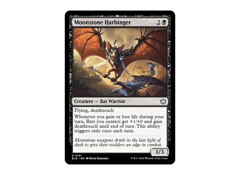 Moonstone Harbinger U :Foil [BLB 0101] [EN](Bloomburrow) | SNKRDUNK