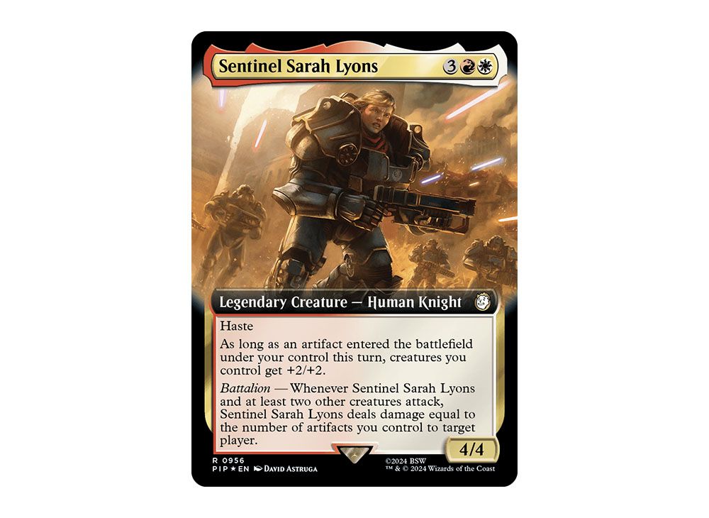 Sentinel Sarah Lyons R :Foil [PIP 0956] [EN](Fallout) | SNKRDUNK