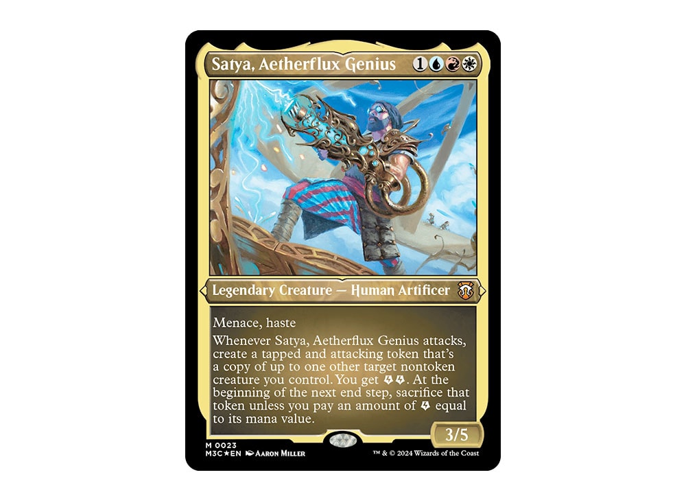 Satya Aetherflux Genius M :Foil [M3C 0023] [EN](Modern Horizons 3 ...