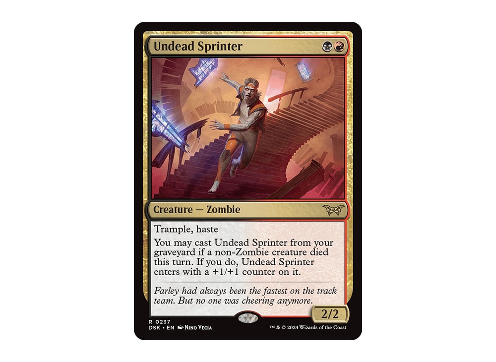 Undead Sprinter R :Foil [DSK 0237] [EN](Duskmourn : House of Horror ...