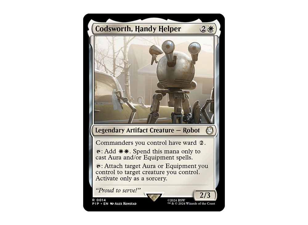 Codsworth Handy Helper R :Foil [PIP 0014] [EN](Fallout) | SNKRDUNK