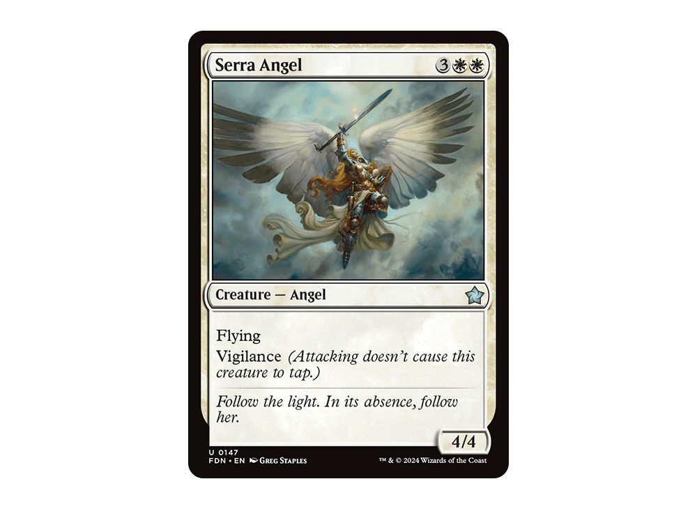 Serra Angel U :Foil [FDN 0147] [EN](Foundations) | SNKRDUNK