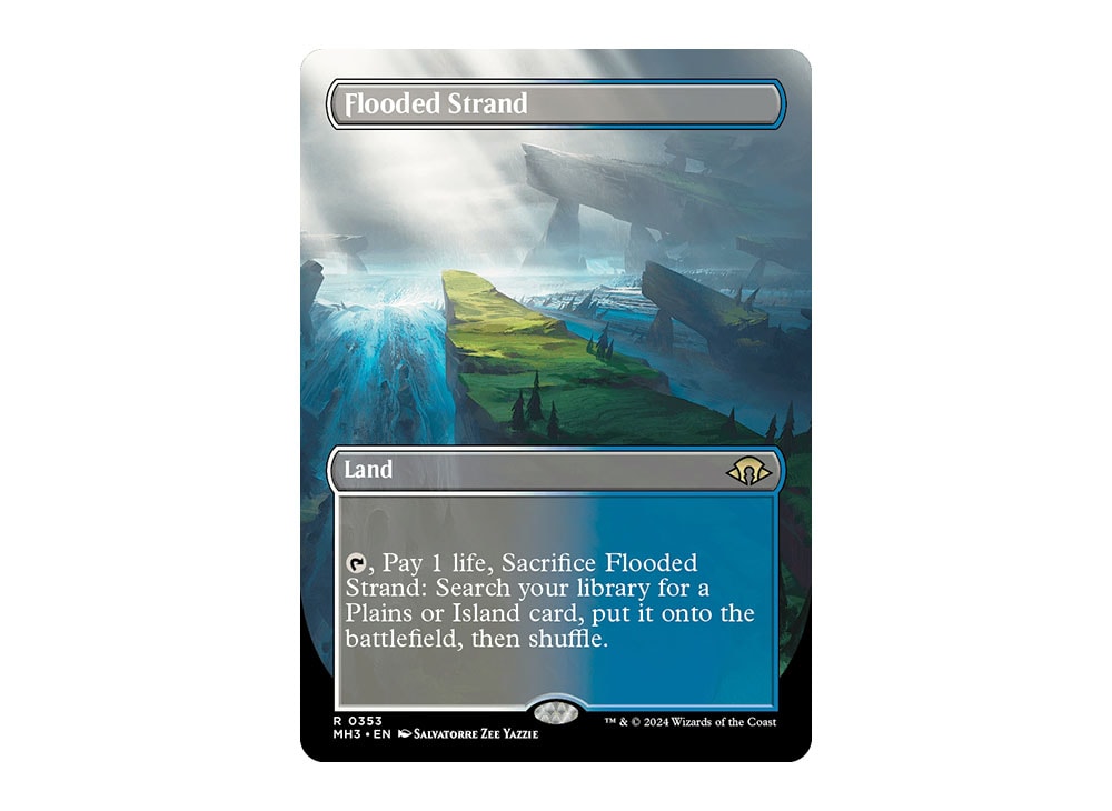 Flooded Strand R :Foil :Borderless [MH3 0353] [EN](Modern Horizons 3) | SNKRDUNK