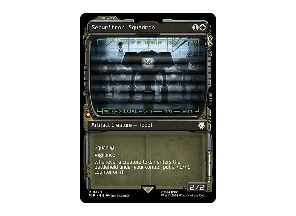 Securitron Squadron R :Foil [PIP 0328] [EN](Fallout) | SNKRDUNK