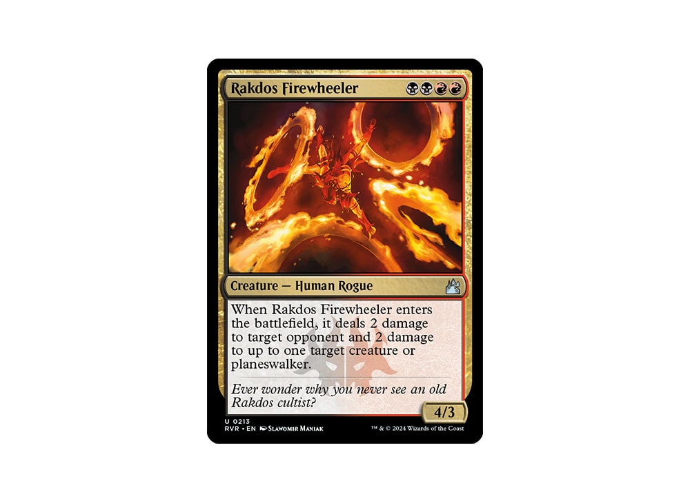Rakdos Firewheeler U :Foil [RVR 0213] [EN](Ravnica Remastered) | SNKRDUNK