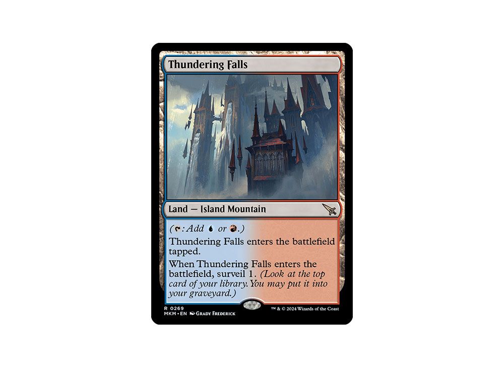Thundering Falls R :Foil [MKM 0269] [EN](Murders at Karlov Manor ...