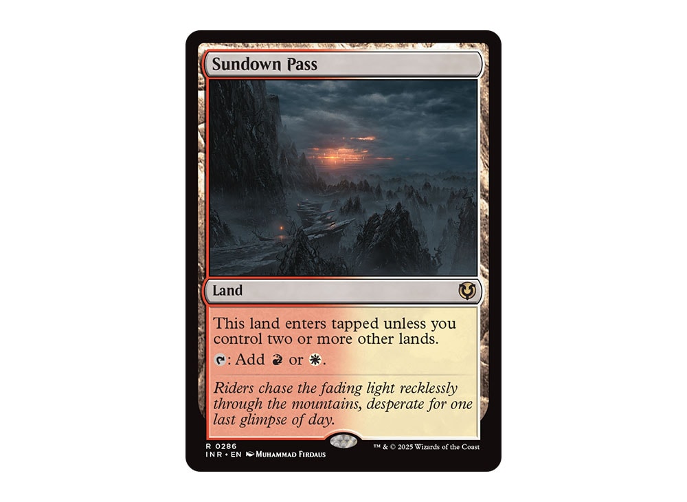 Sundown Pass R :Foil [INR 0286] [EN](Innistrad Remastered) | SNKRDUNK