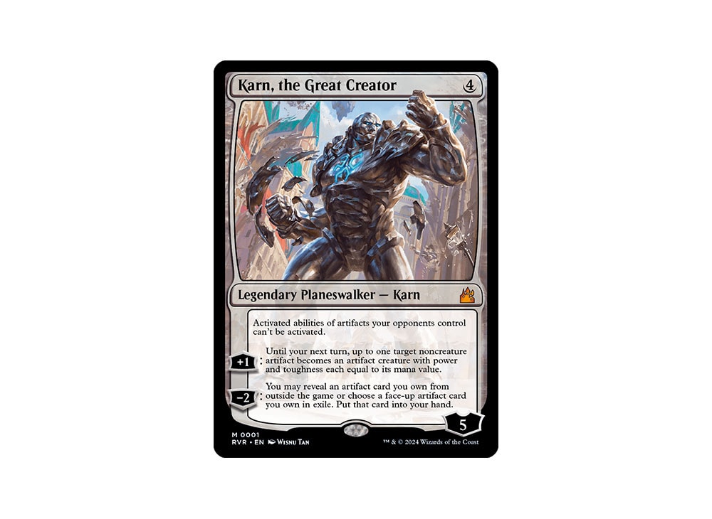 Karn the Great Creator M :Foil [RVR 0001] [EN](Ravnica Remastered ...