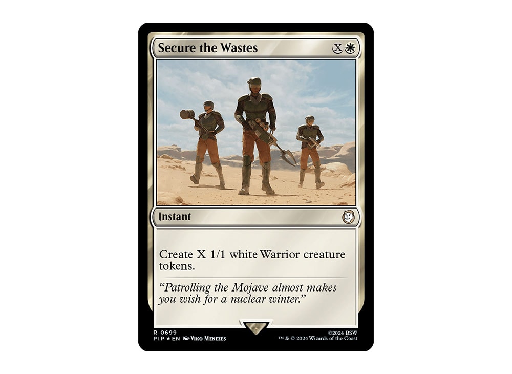 Secure the Wastes R :Foil [PIP 0699] [EN](Fallout) | SNKRDUNK