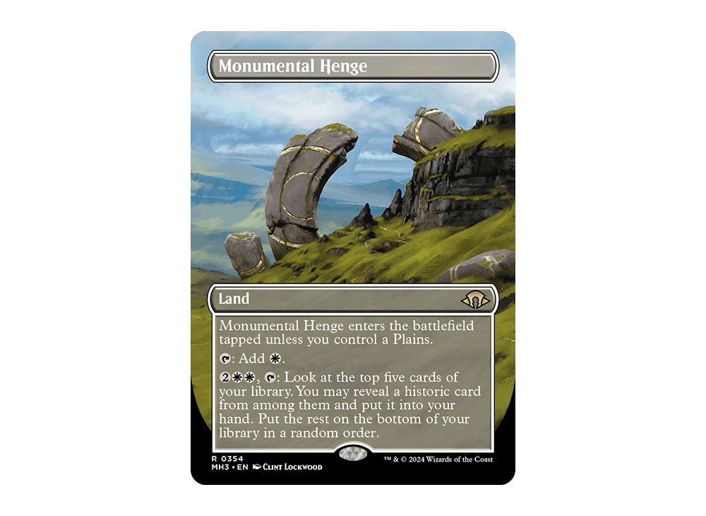 Monumental Henge R :Foil :Borderless [MH3 0354] [EN](Modern Horizons 3 ...