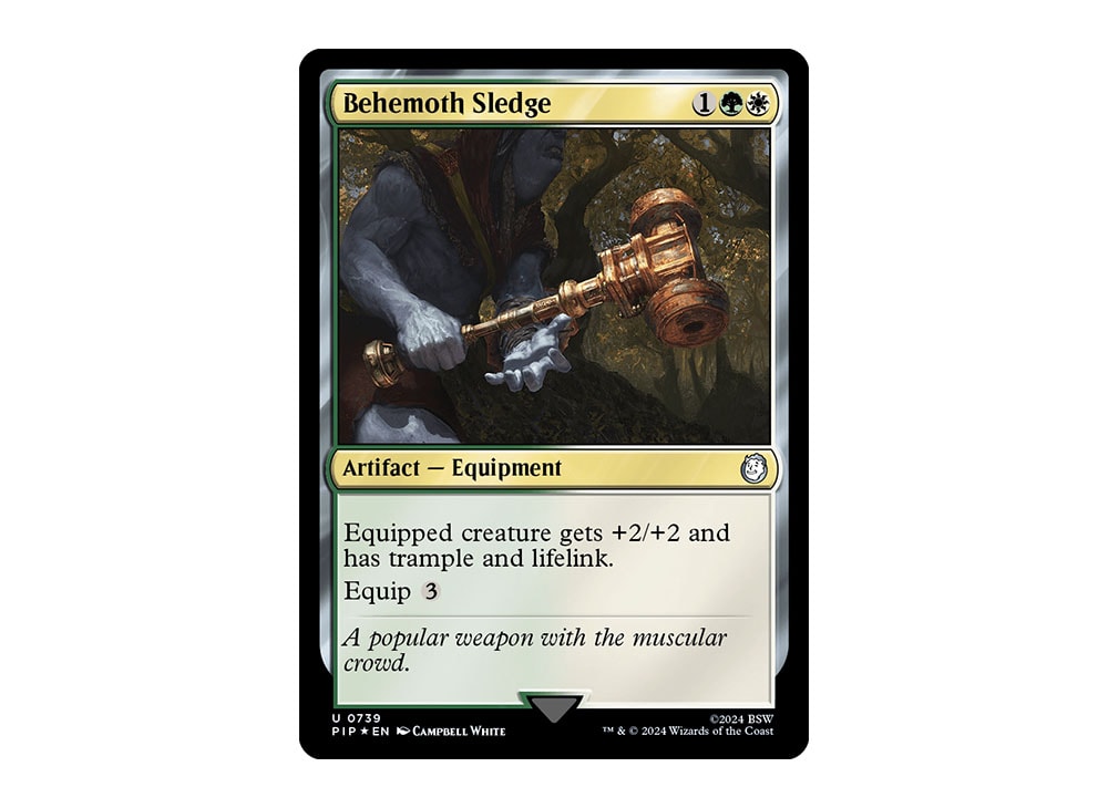 Behemoth Sledge U :Foil [PIP 0739] [EN](Fallout) | SNKRDUNK