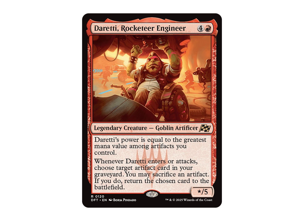 Daretti Rocketeer Engineer R :Foil [DFT 0120] [EN](Aetherdrift) | SNKRDUNK
