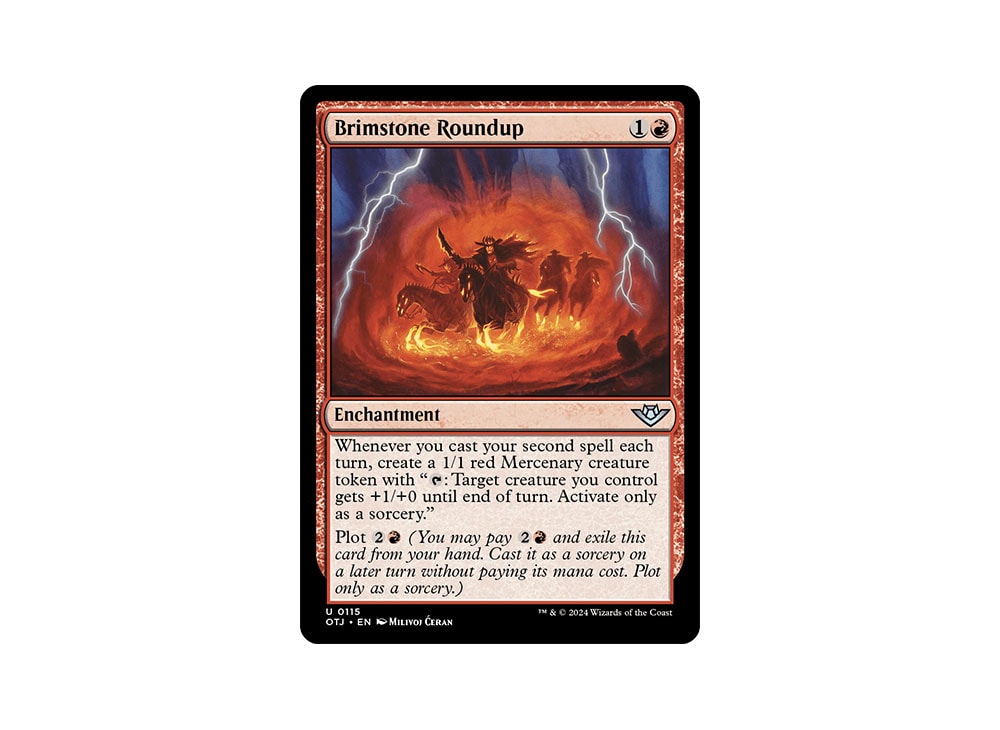 Brimstone Roundup U :Foil [OTJ 0115] [EN](Outlaws of Thunder Junction) | SNKRDUNK