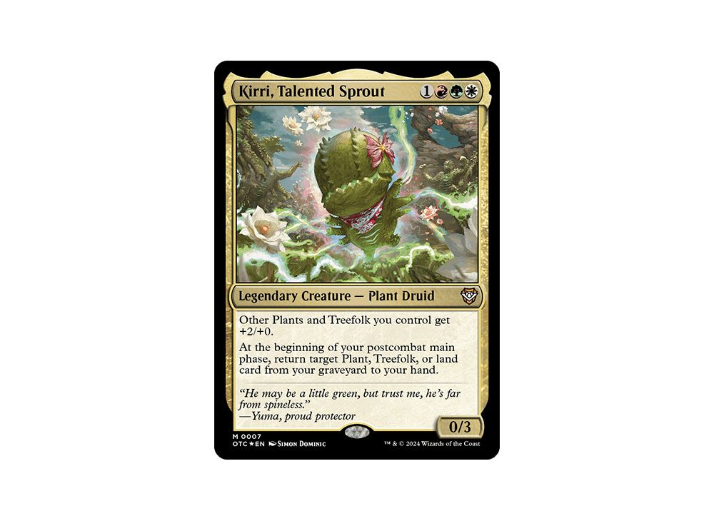 Kirri Talented Sprout M :Foil [OTC 0007] [EN](Outlaws of Thunder ...