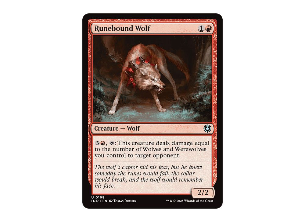 Runebound Wolf U :Foil [INR 0168] [EN](Innistrad Remastered) | SNKRDUNK