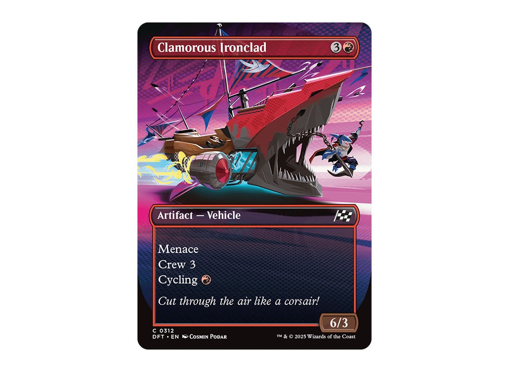Clamorous Ironclad C :Foil [DFT 0312] [EN](Aetherdrift) | SNKRDUNK