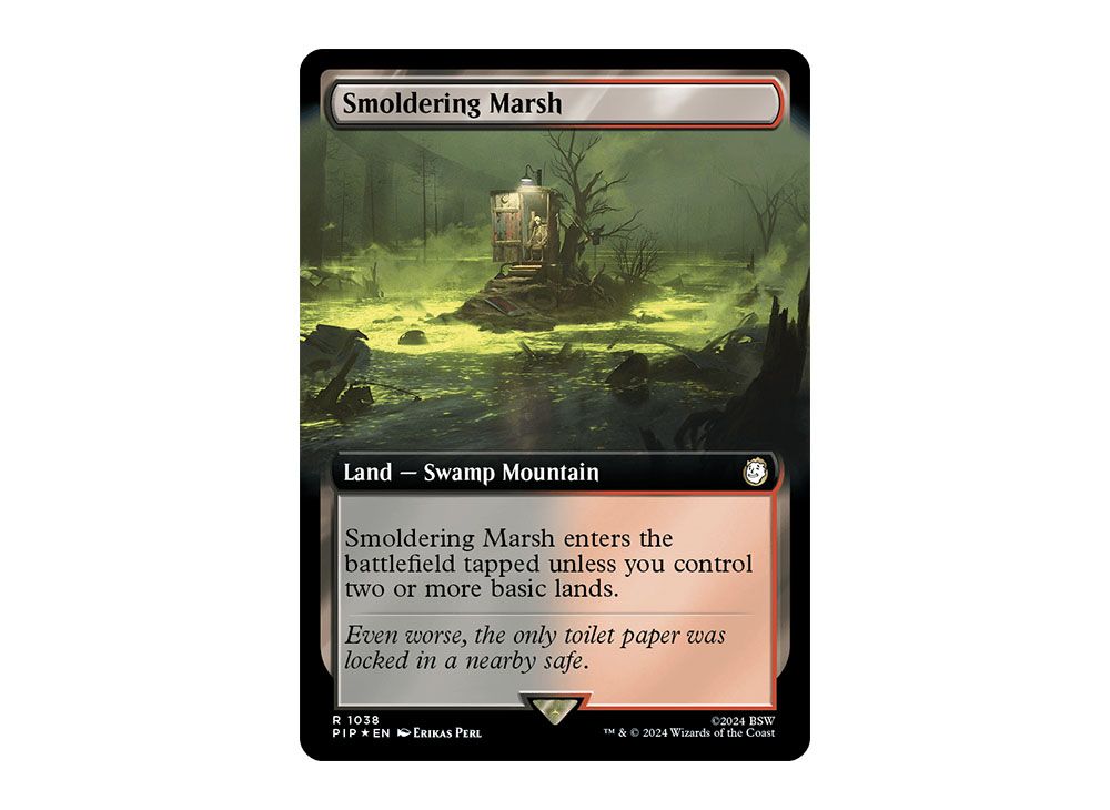 Smoldering Marsh R :Foil [PIP 1038] [EN](Fallout) | SNKRDUNK