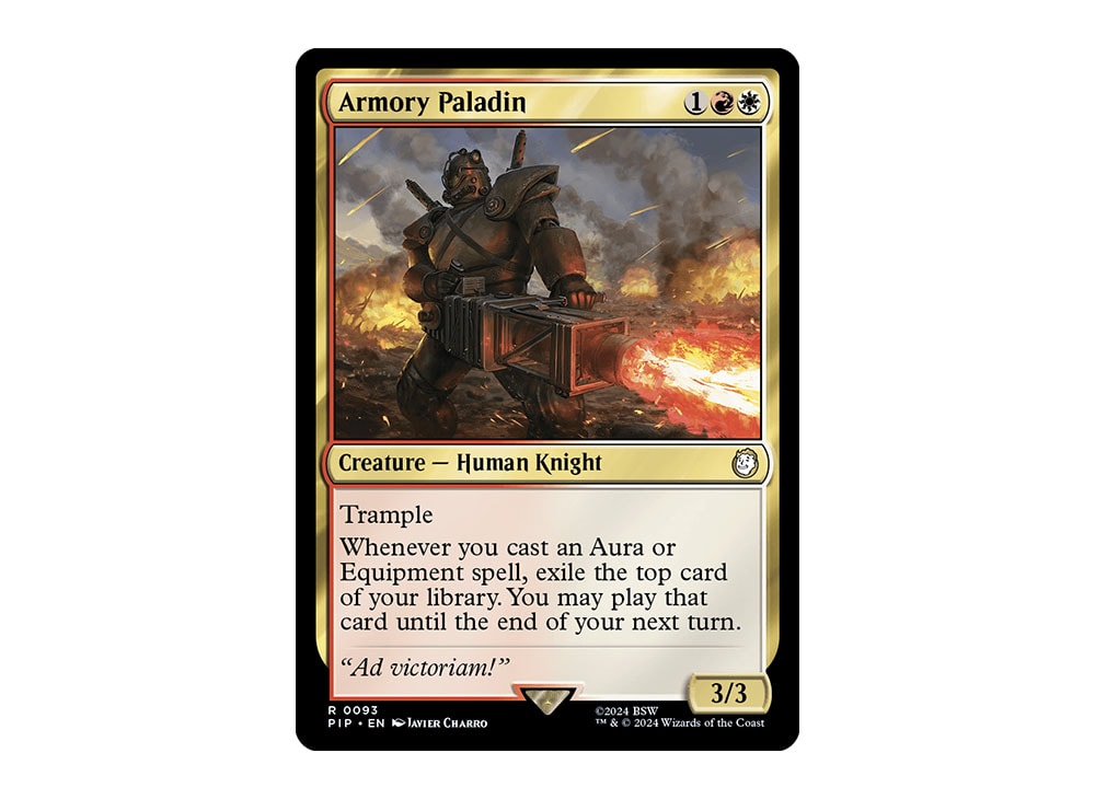 Armory Paladin R :Foil [PIP 0093] [EN](Fallout) | SNKRDUNK