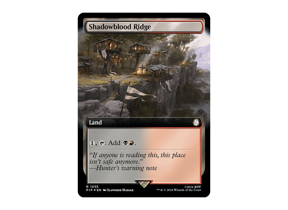 Shadowblood Ridge R :Foil [PIP 1035] [EN](Fallout) | SNKRDUNK