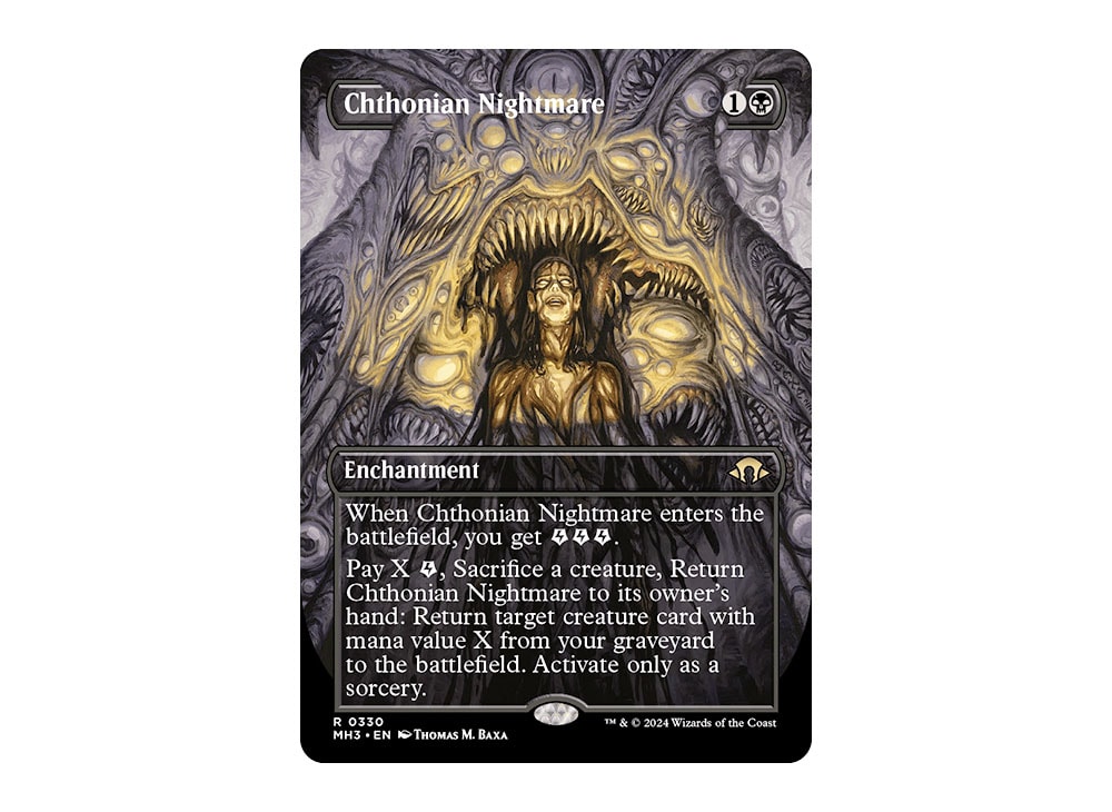 Chthonian Nightmare R :Foil :Borderless [MH3 0330] [EN](Modern Horizons ...