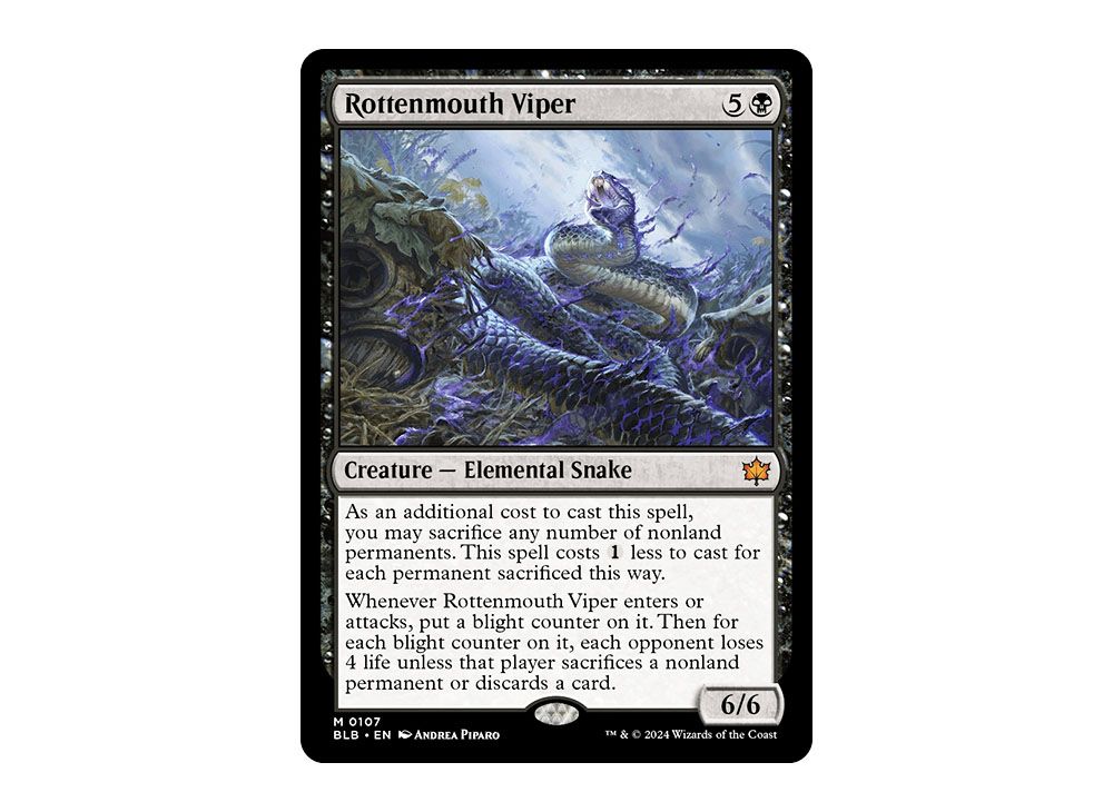 Rottenmouth Viper M :Foil [BLB 0107] [EN](Bloomburrow) | SNKRDUNK