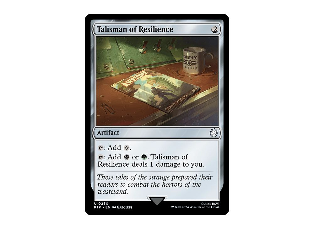 Talisman of Resilience U :Foil [PIP 0250] [EN](Fallout) | SNKRDUNK