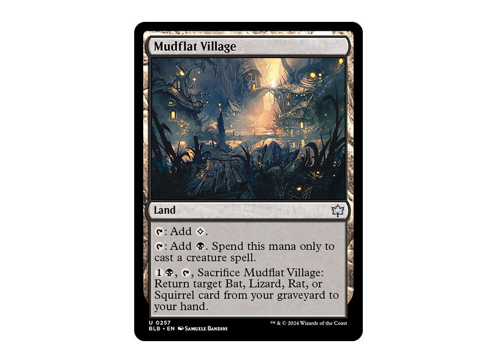 Mudflat Village U :Foil [BLB 0257] [EN](Bloomburrow) | SNKRDUNK