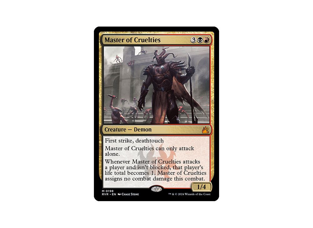Master of Cruelties M :Foil [RVR 0198] [EN](Ravnica Remastered) | SNKRDUNK