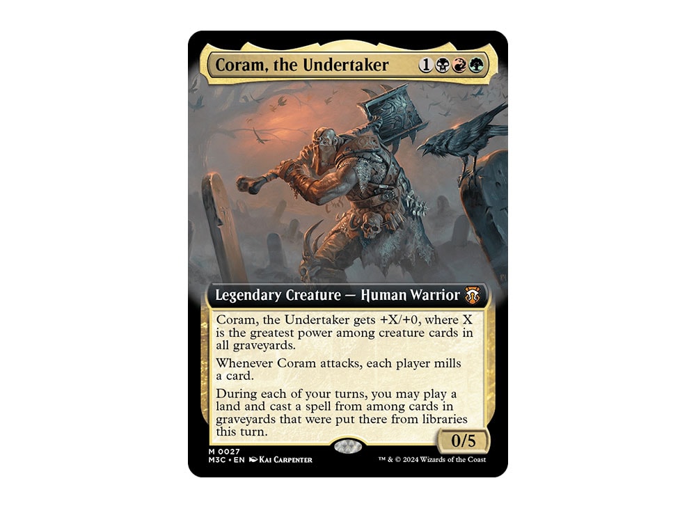 Coram the Undertaker M :Foil [M3C 0027] [EN](Modern Horizons 3) | SNKRDUNK
