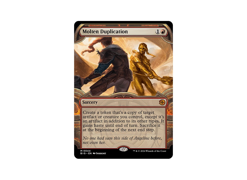 Molten Duplication M :Foil [BIG 0044] [EN](Outlaws of Thunder Junction ...