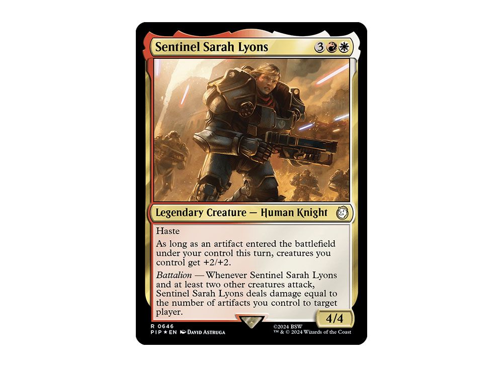Sentinel Sarah Lyons R :Foil [PIP 0646] [EN](Fallout) | SNKRDUNK