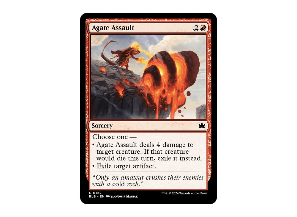 Agate Assault C :Foil [BLB 0122] [EN](Bloomburrow) | SNKRDUNK
